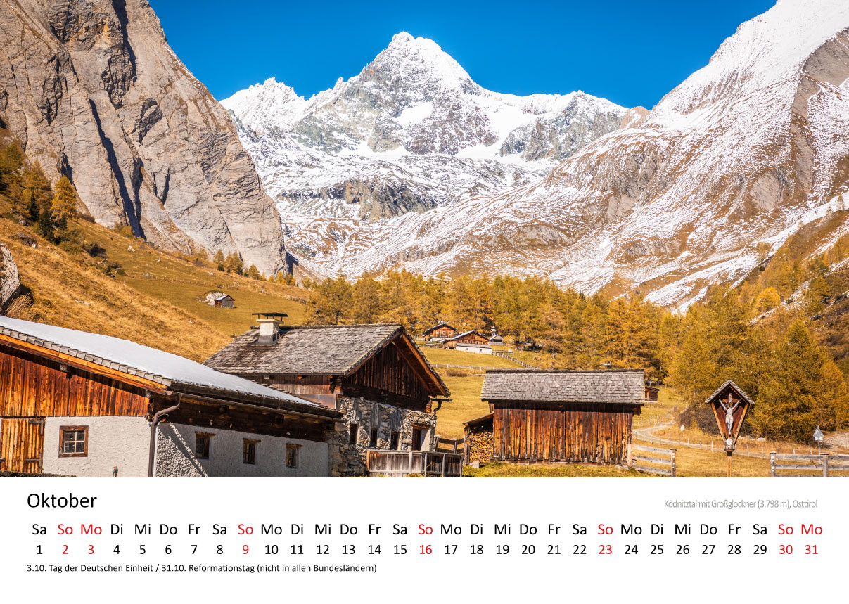 Kalender - Österreichs Alpen 2025 | Christian Müringer - Reise- und ...